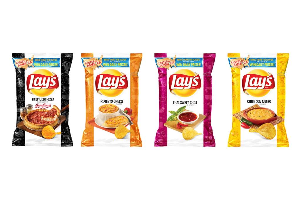 Lay's Introduces 8 New Potato Chip Flavors Including Cajun Spice, Fried ...