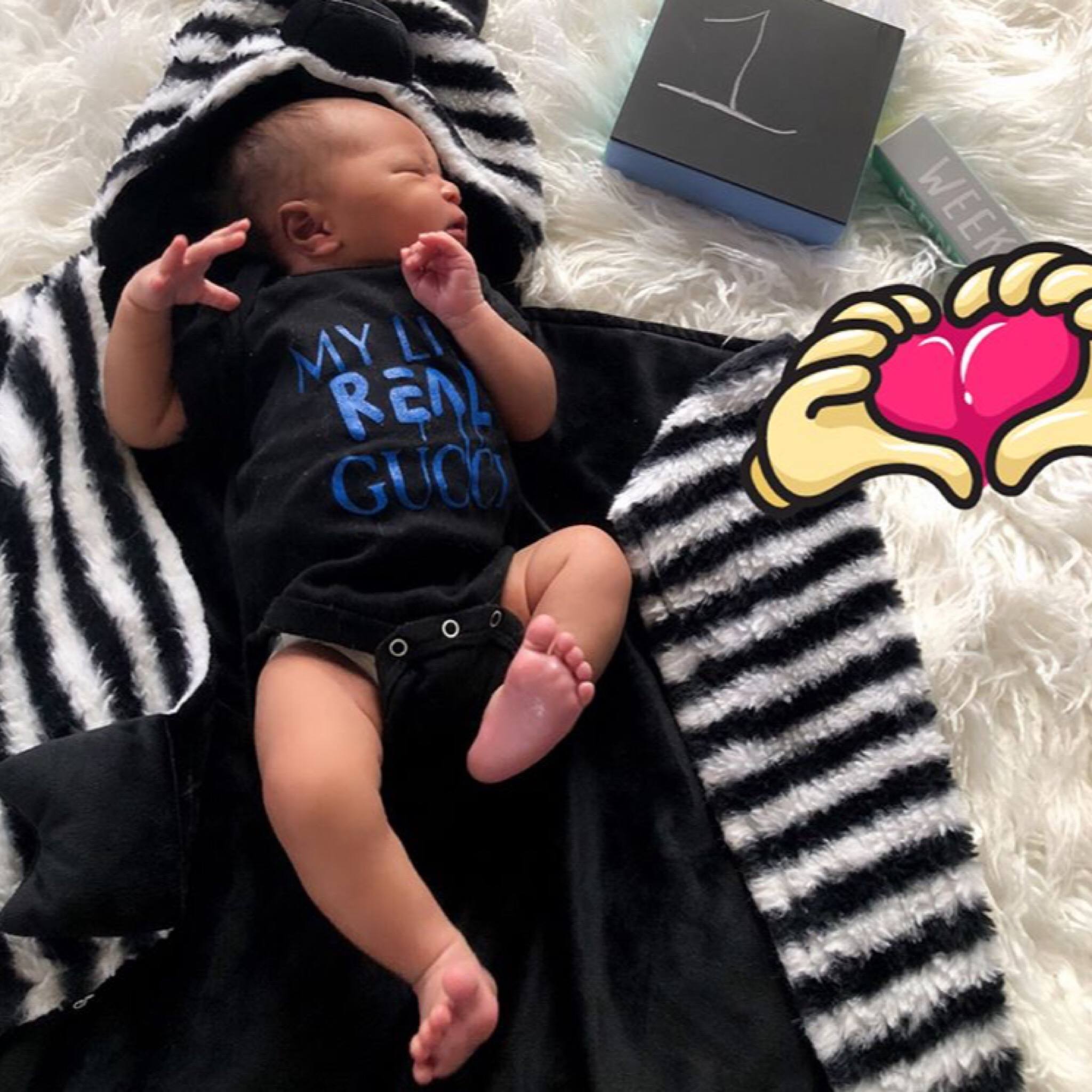 Bambi & Scrappy Show Off Their Adorable Baby Boy