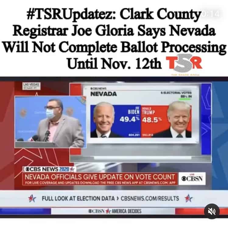 Clark County Registrar Joe Gloria Says Nevada Will Not Complete Ballot ...