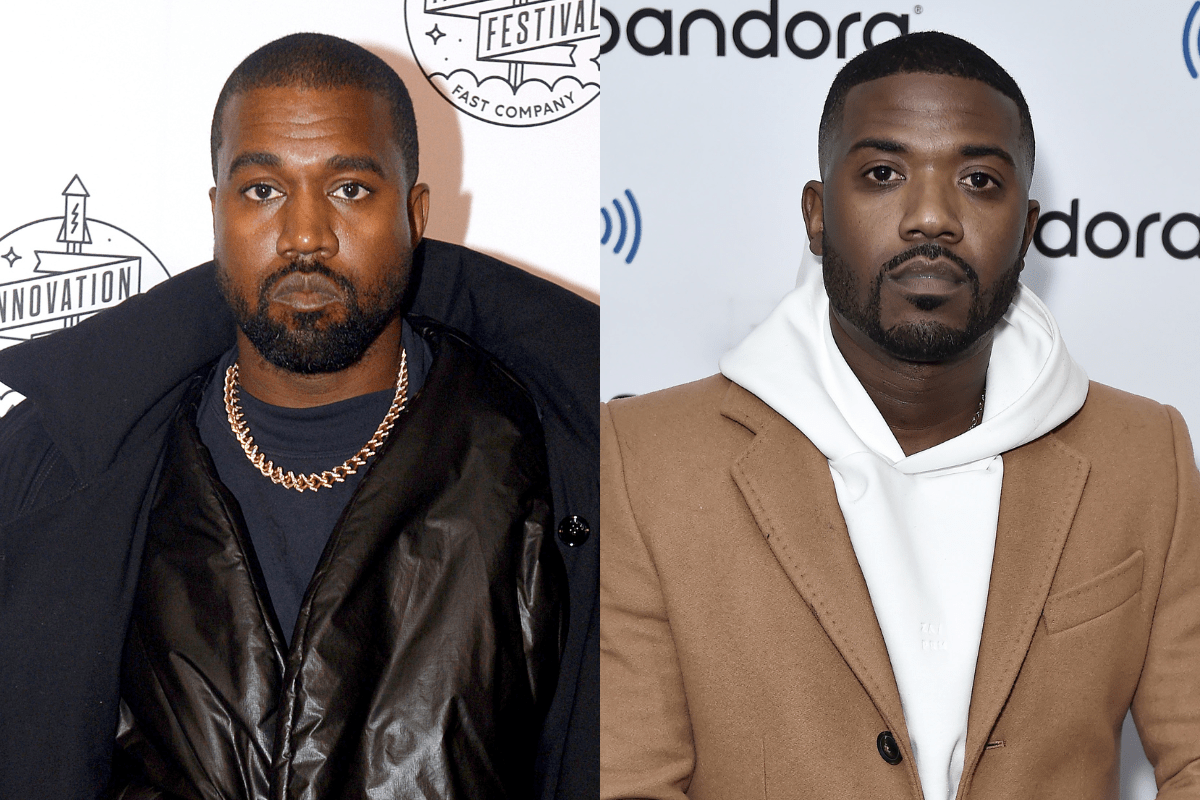 Kanye & Ray J Appear Together At Candace Owens Doc Premiere