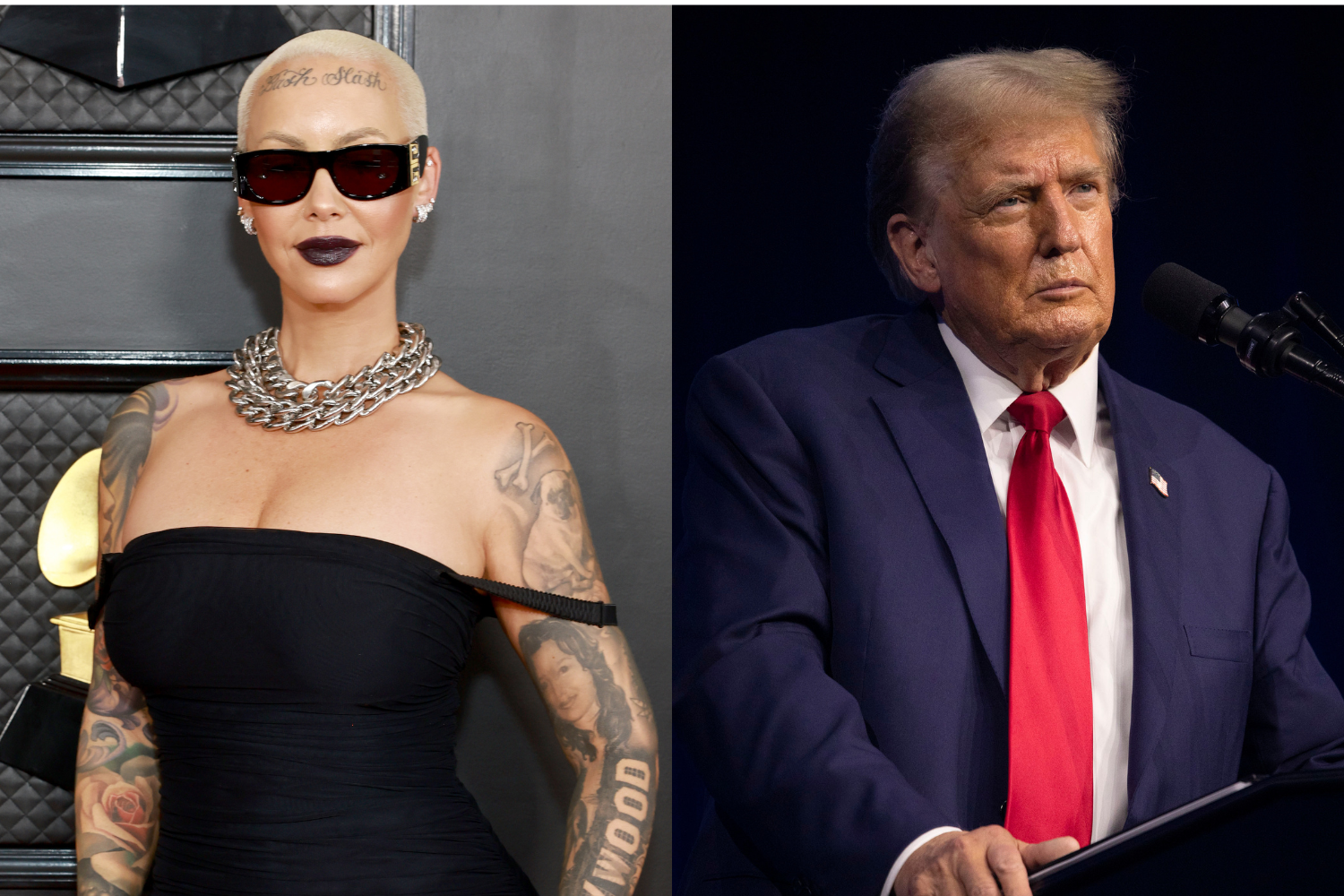 Amber Rose Calls Donald Trump The GOAT, Social Media Reacts
