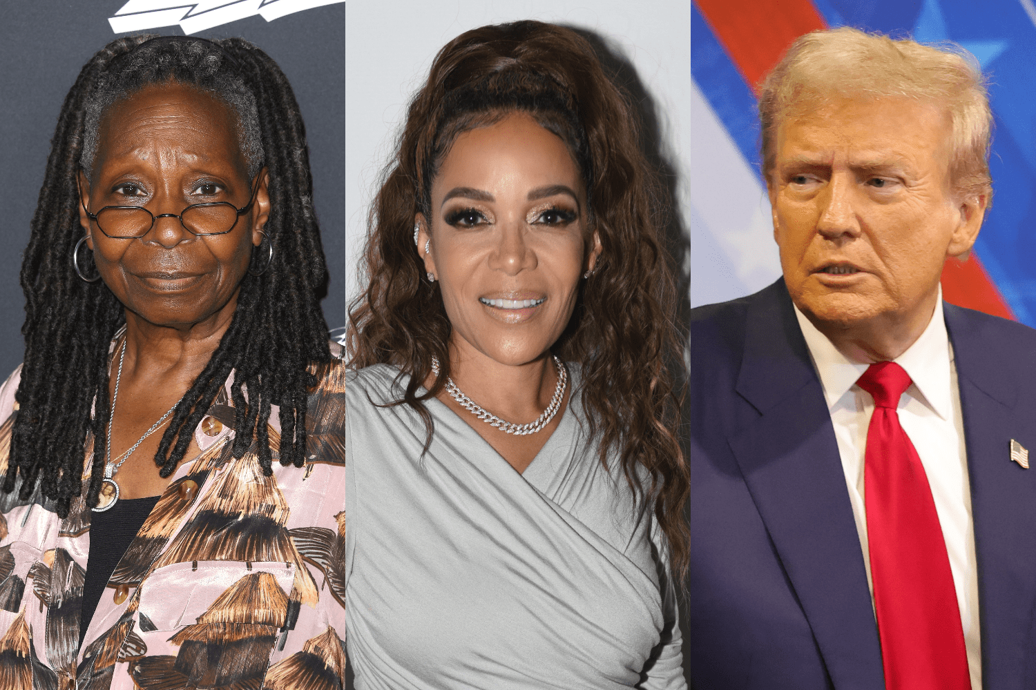 Whoopi Goldberg & Sunny Hostin Take Shots At Donald Trump