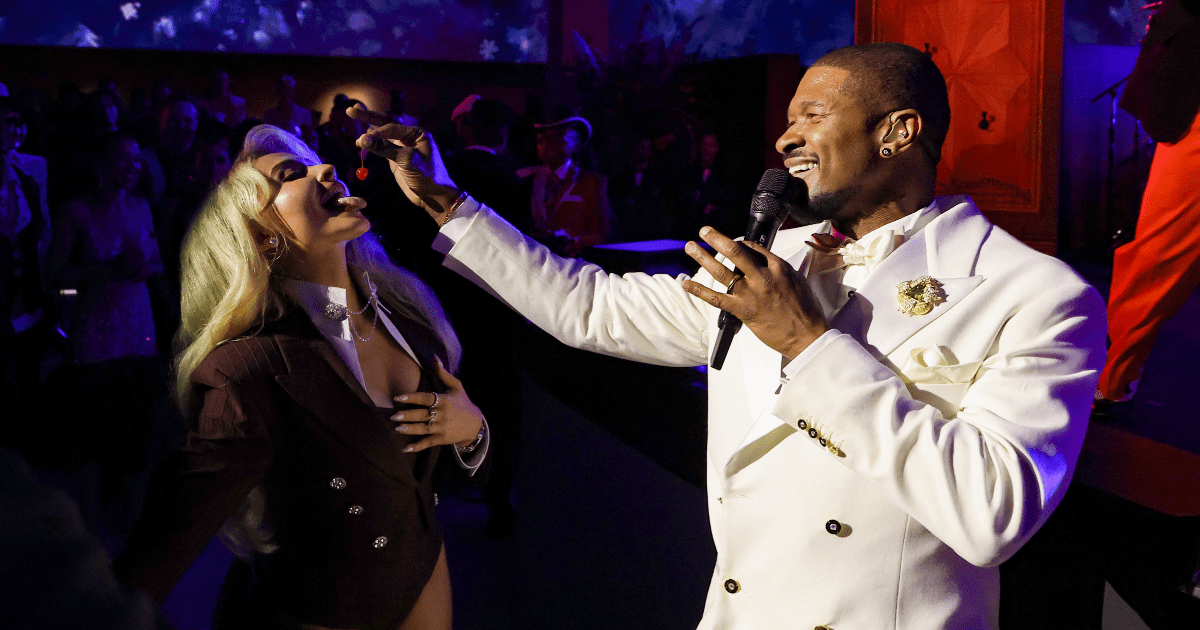 Usher Apologizes To Sabrina's Dad for Met Gala Cherry Feed