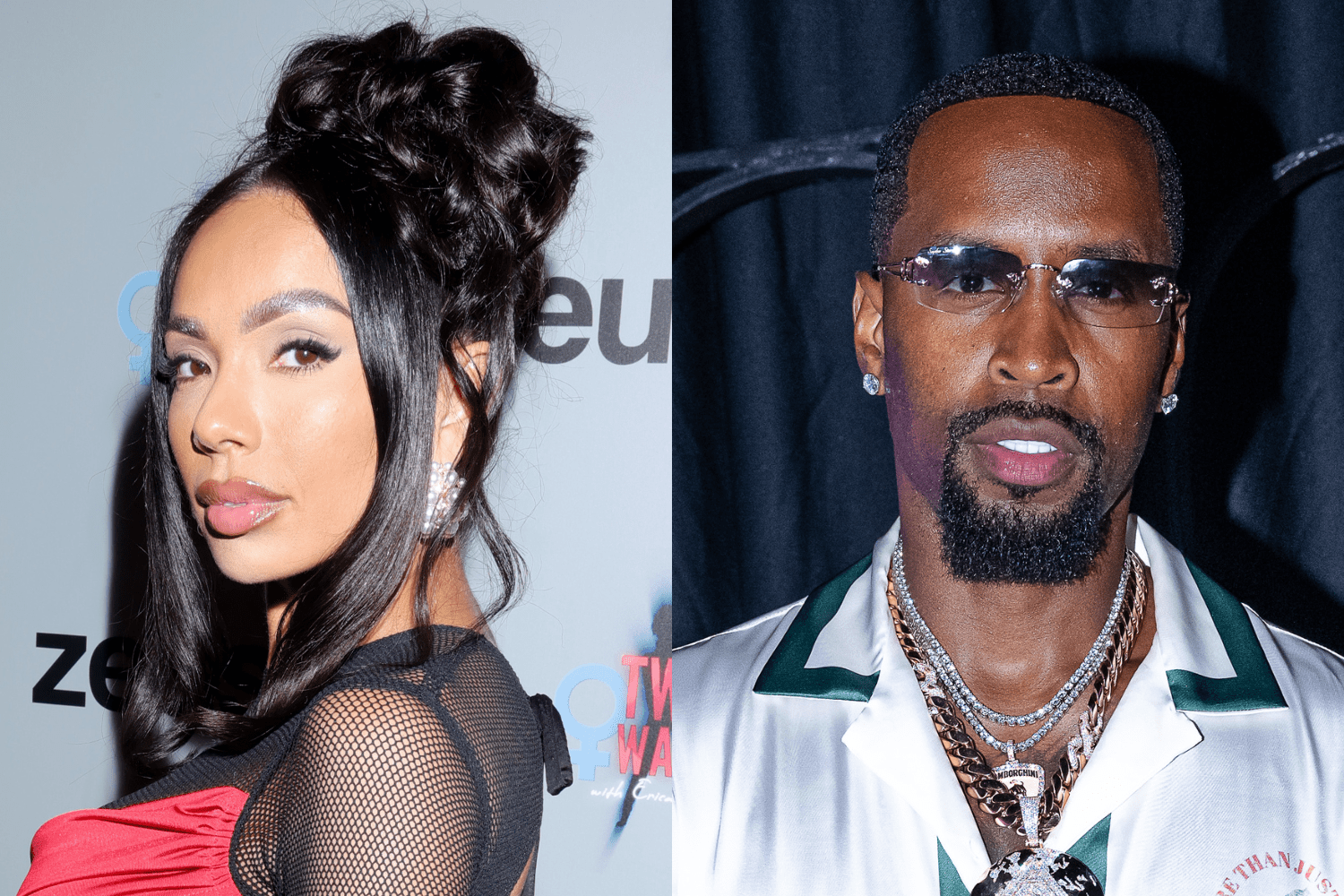 Erica Mena & Safaree Link Up For Their Daughter's Graduation