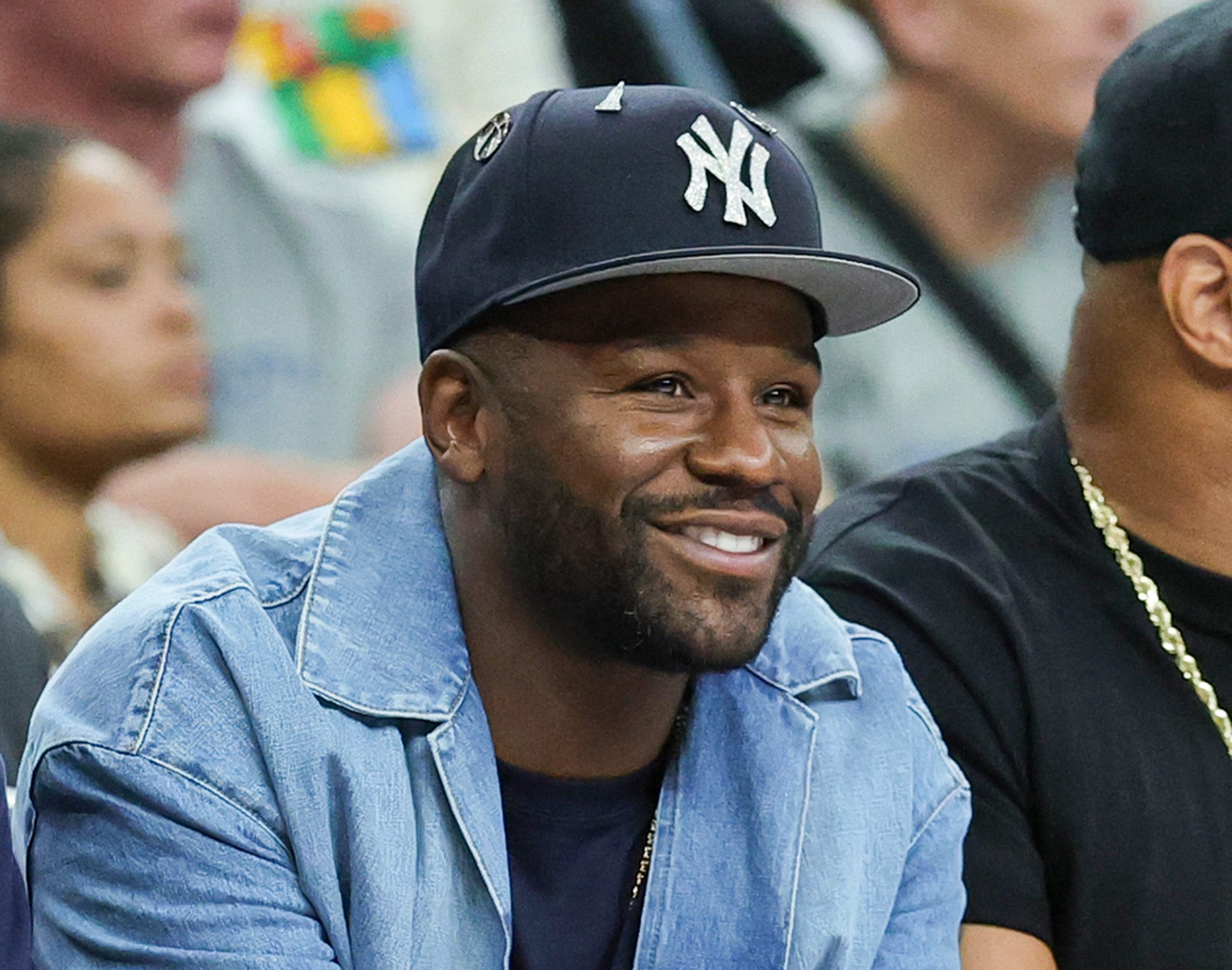 Floyd Mayweather Shows Off Grandson's Boxing Skills In Cute Clip