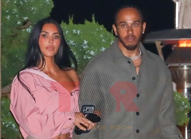 Kim Kardashian & Lewis Hamilton: Date Night In Malibu (Pics)